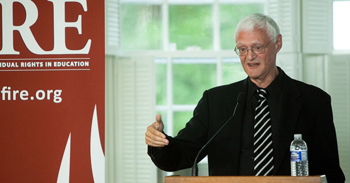 Free Speech Defender Professor Donald Downs Honored for Work | The ...