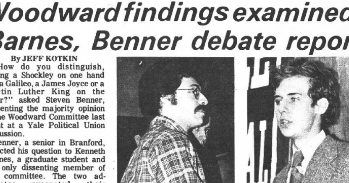 Scientist: Demotion of Free Speech at Yale Imperils Intellectual ...