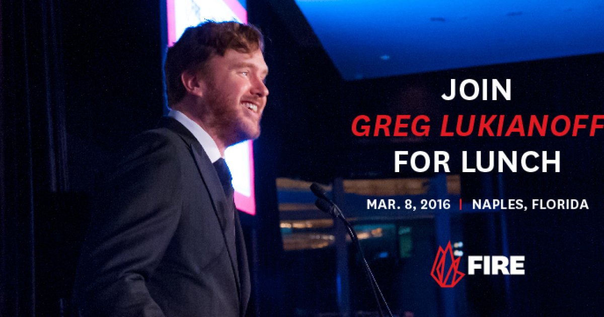 Greg Brings FIRE to Florida with Luncheon and Radio Appearance | The ...