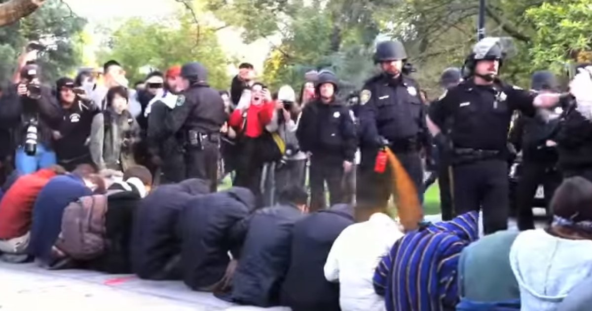 uc davis students pepper sprayed