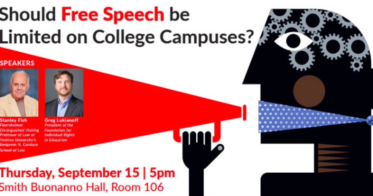 Greg to Give Constitution Day Lecture at Brown: ‘Should Free Speech be ...